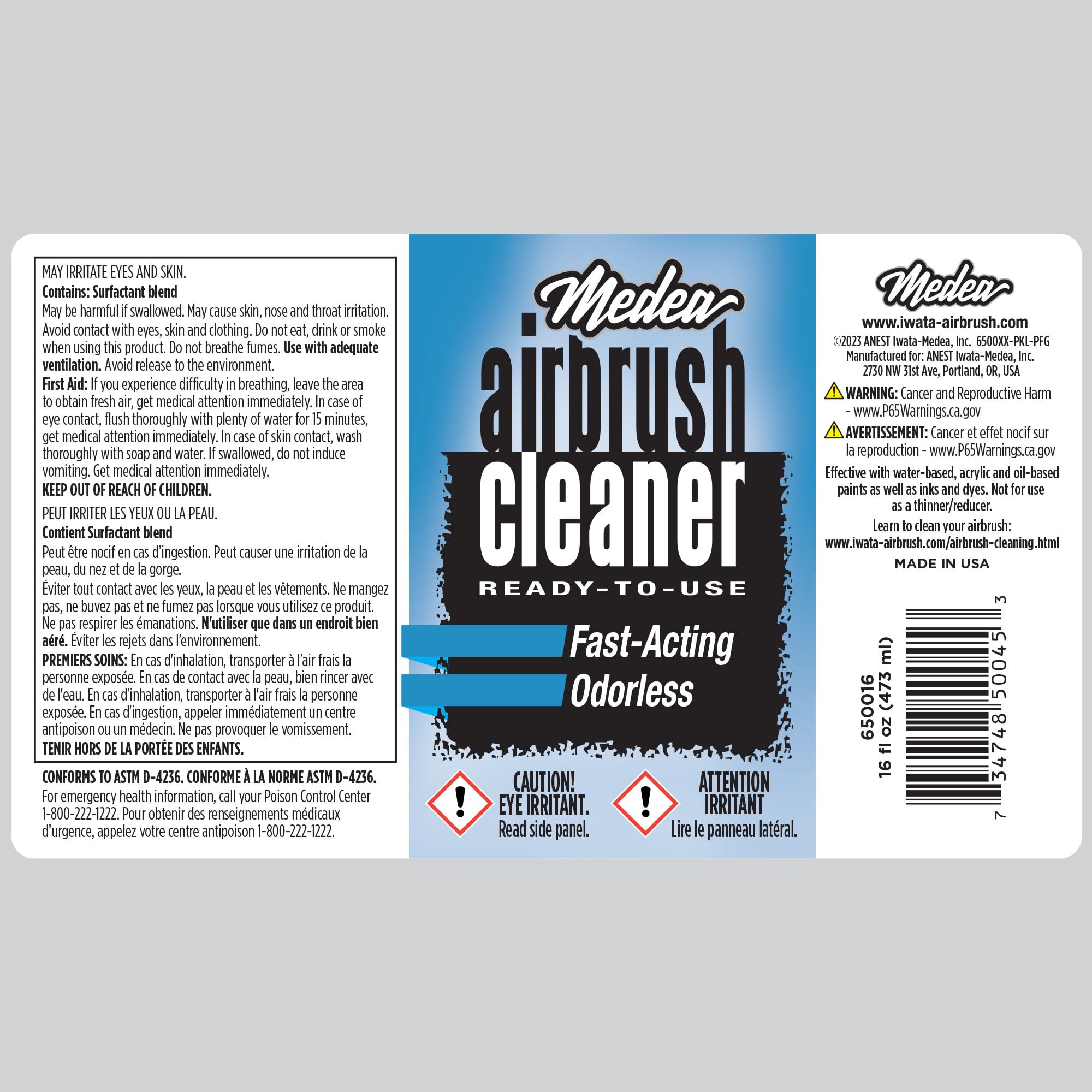 Iwata-Medea Airbrush Cleaner (16 Oz.)