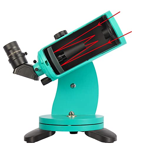 Maksutov-Cassegrain Telescope 60 with Dobsonian Mount, 60mm Aperture 750mm Focal Length, with Finderscope and Phone Adapter, Tabletop Telescopes for Kids Adults Beginners Astronomy