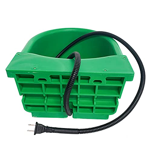 Automatic Heated Dog Bowl 1.3 Gallon Outdoor Thermal Water Trough for Pet Livestock Cattle Sheep and Horse Drinker