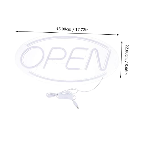 GARVALON opne ambient light business hours sign LED Neon Open Sign Bright LED Open Sign open signs for business large open signs Neon Open light outdoor decorate Acrylic office