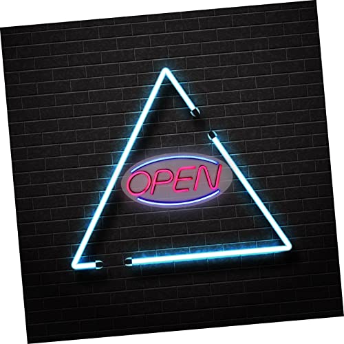 GARVALON opne ambient light business hours sign LED Neon Open Sign Bright LED Open Sign open signs for business large open signs Neon Open light outdoor decorate Acrylic office