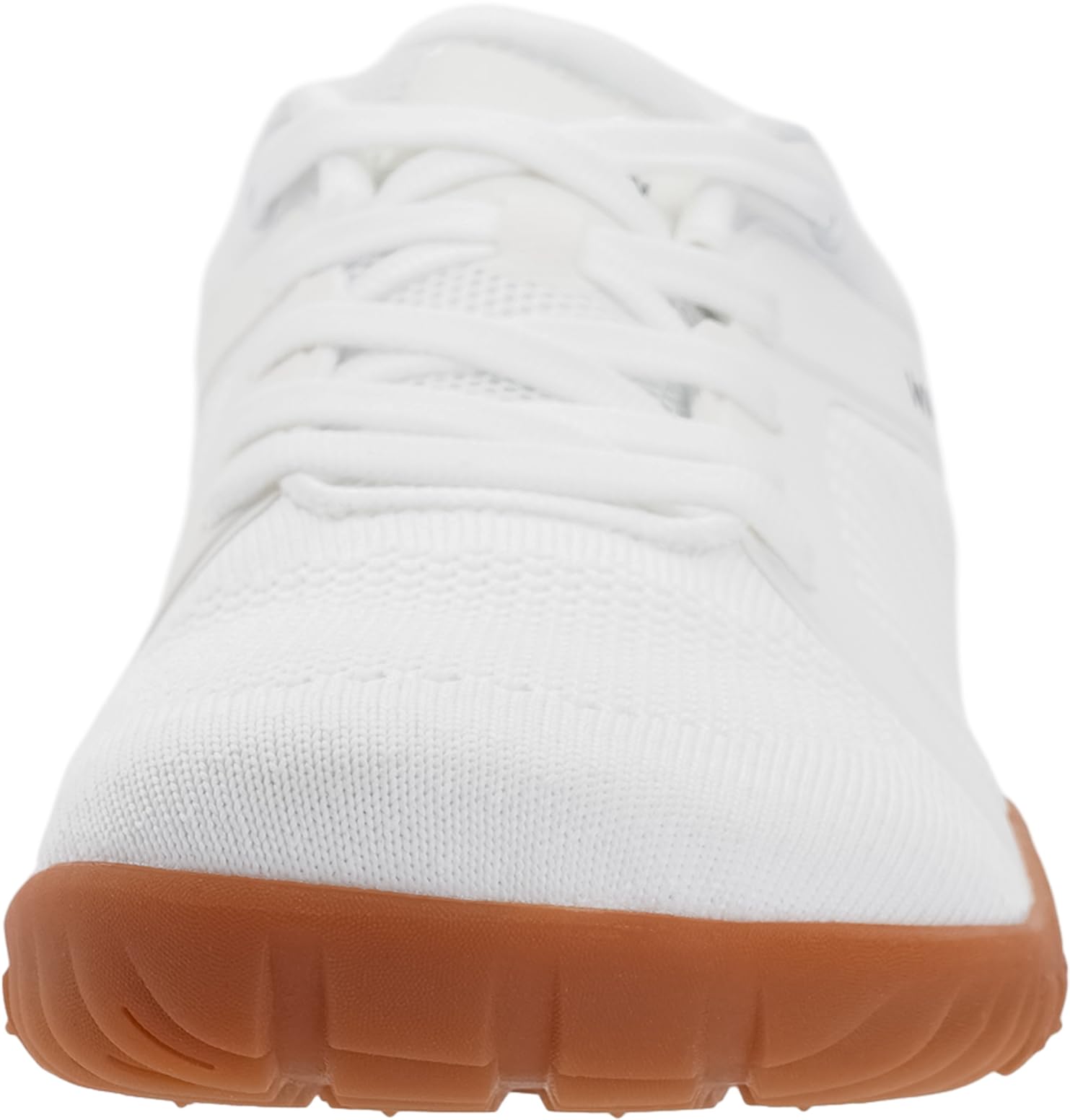WHITIN Men's Extra Wide Width Barefoot Minimalist Shoes Zero Drop Trail Running Hiking Sneaker Cross Training Walking Gym Workout Lifting White Gum 44