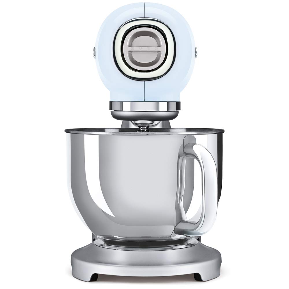 SMEG Stand Mixer and Pasta Roller/Cutter Set, Pastel Blue