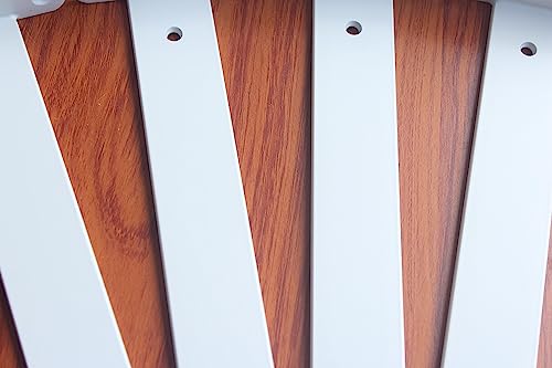 8 Pack - 10 inch White Hidden L Shelf Bracket (1/5 Inch Thicked) Iron Shelf Brackets, Metal Shelf Bracket, Industrial Shelf Bracket, Modern Shelf Bracket, Metal L Brackets for Shelves Support