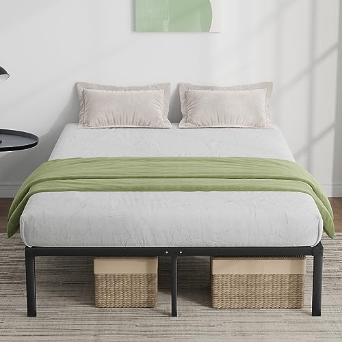 Novilla King Bed Frame, 14 Inch Metal Platform Bed Frame King Size No Box Spring Needed, Heavy Duty Steel Slat Support, Easy Assembly