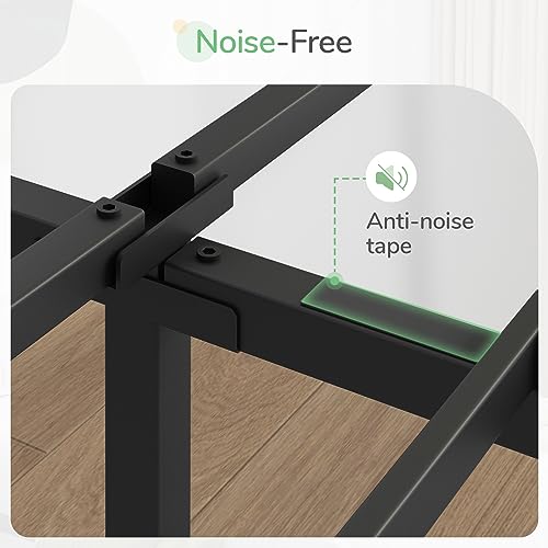 Novilla King Bed Frame, 14 Inch Metal Platform Bed Frame King Size No Box Spring Needed, Heavy Duty Steel Slat Support, Easy Assembly