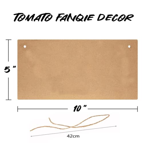 TOMATO FANQIE Treatment in Progress Please Do Not Disturb 10 X 5 inch Hanging Door Sign for Office or Salon (US-G105)