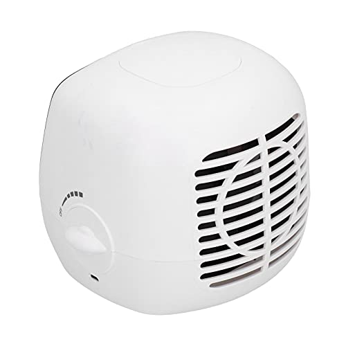 Portable Air Conditioner, 2 in 1 USB Charging Desktop Air Cooler for Dormitory, Home, Office, Room, Camping Car, White