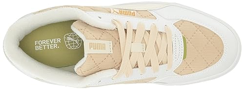 PUMA Women's Karmen Rebelle Van Life Sneaker, Granola-Alpine Snow White, 10