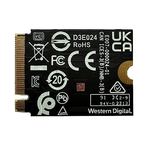 WD SN740 512GB SSD M.2 2230 30mm NVMe PCIe 4.0 Gen 4 x 4 (OEM)
