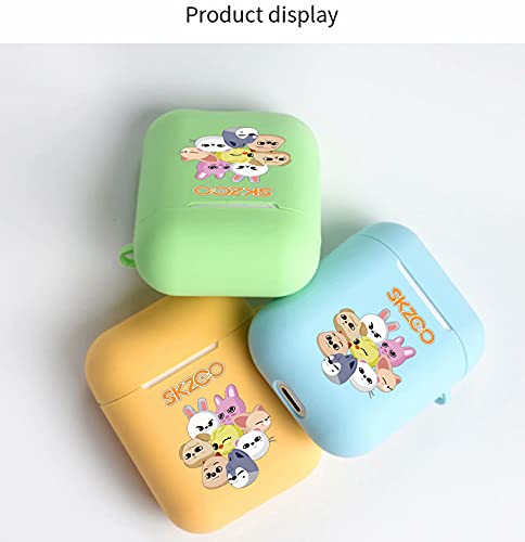 Stray Kids Cartoon Earphone Case for Airpods 1&2 Felix Bangchan Changbin Airpods Case Cover