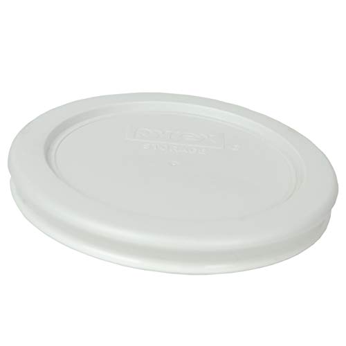 Pyrex (2 7202 Glass Bowls & (2) 7202-PC White Lids