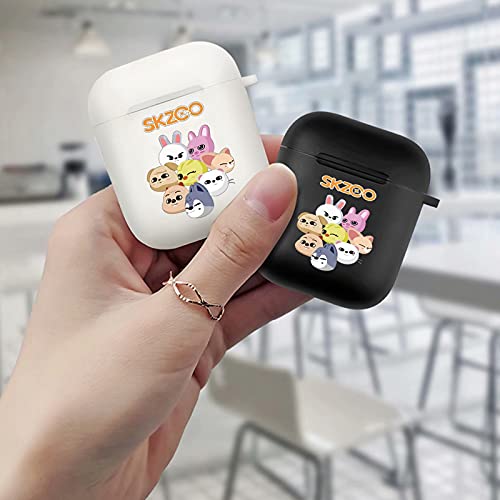 Stray Kids Cartoon Earphone Case for Airpods 1&2 Felix Bangchan Changbin Airpods Case Cover