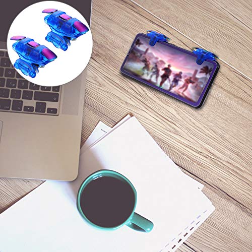 Nativity Accessories 1 Pair Mobile Game Trigger Phone Game Shooting Handle Button Controller Gifts for Men Women Metal Joycon