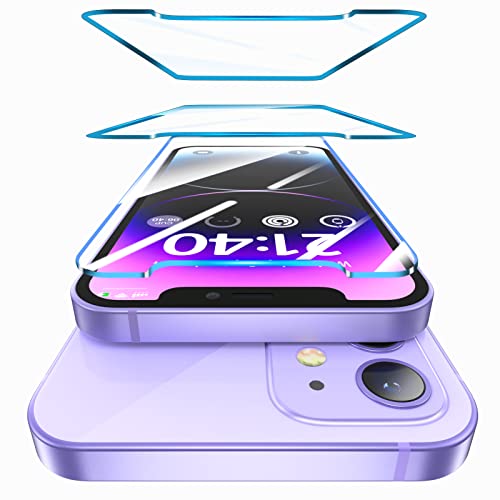 ORIbox Glass Screen Protector for iPhone 12 and iPhone 12 Pro, 3 Packs Anti-Scratch Eye-Protection HD Clear Tempered Glass Screen Protector