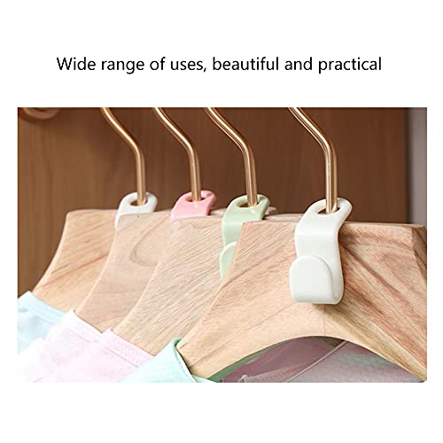 SCRTB Coat Hanger Connection Hook 30 Pcs Clothes Hanger Connector Hooks,Household Space Saving Cascading Connection Hooks for Wardrobe Closet,Mini Cascading Hanger Rack Hooks(WHITE30)