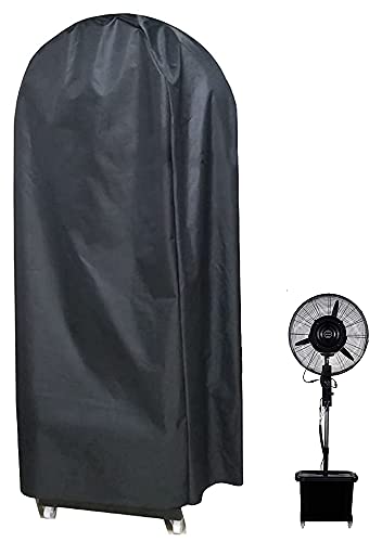 UCARE Pedestal Industrial Spray Cooling Fan Cover Waterproof 600D Heavy Duty Oxford Outdoor Portable Electric Shaking Head Standing Fan Dust Covers (L:65x29.5x13.7in)