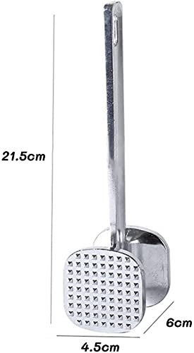 Meat Tenderizer Tool,Stainless Steel Dual-Sided Heavy Duty Meat Pounder,Use Pounding Beef,Steak,Chicken,Pork