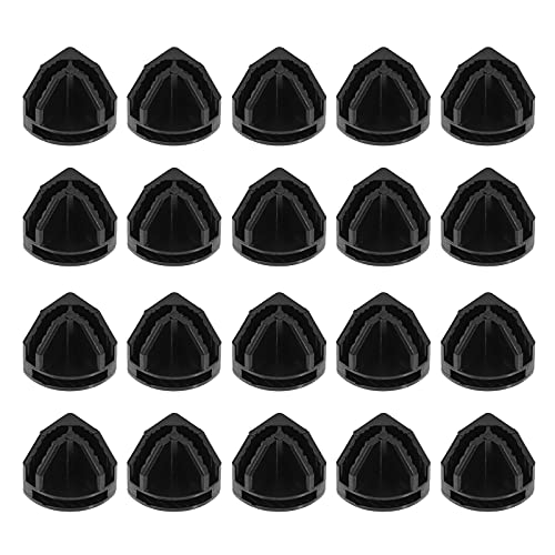 ARTIBETTER 20Pcs Cube Organizer Connector Plastic Cube Connector Wire Cube Connectors Closet Storage Organization (Black)