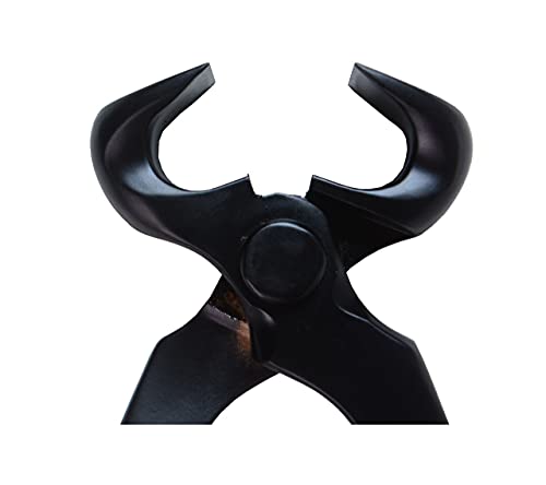 Equinez Tools Hoof Nipper 12 inch Vanadium Steel Farrier Tool in Black Forged Track Veterinary