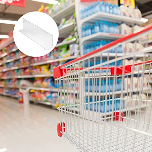 POPETPOP Acrylic Shelf Dividers,Closet Shelf Divider Perfect for Store Shop Clothes Bedroom Kitchen Cabinets Shelf Storage and Organization 6pcs,EJ0I10450DO2974Y,25X7X6CM
