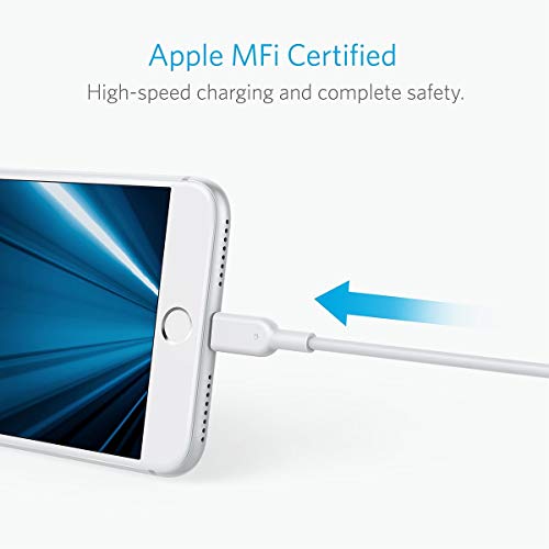 Anker 313 Power Bank & Powerline II Lightning Cable (3 Pack), Compatible with iPhone SE 11 11 Pro 11 Pro Max Xs Max XR X, iPad, and More