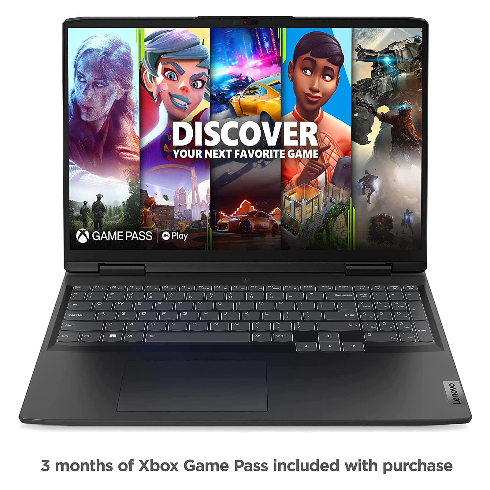 Lenovo Ideapad 3i Gaming 15.6" FHD 120Hz Laptop, Intel Core i7-12700H, 16GB RAM 2TB PCIe SSD, GeForce RTX 3050Ti Graphics, Backlit Keyboard, Onyx Grey with TWE HDMI Cable