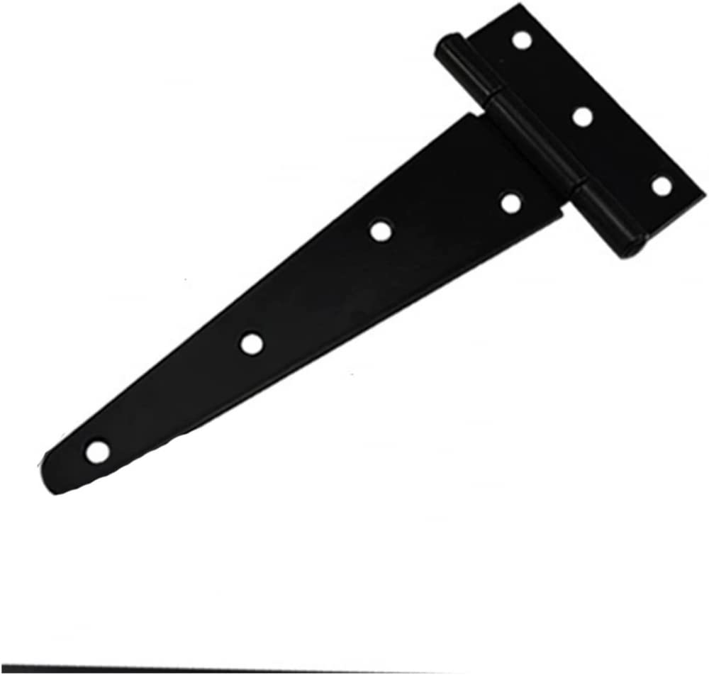 BAZAC 5/6/8/10/12 Inches Heavy Duty T Hinge DIY, Room Outdoor Villa/Fence Gate Wooden Box T-Type Hinge Door Hinges for Garden-5 INCH ONE