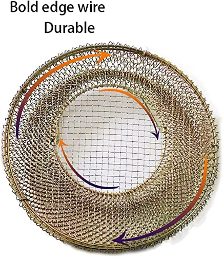 Auhafaly Egg Basket, Collapsible Mini Storage - Can Easily Load Eggs for Carrying and Collecting Eggs, Easy Washing, and Fast-drying, Country Primitive Farmhouse Style (Medium)