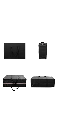 Yijunshangping Large-Capacity Storage Bag Moving Bag With Durable Zipper,Suitable For Clothes And Bedding And Camping Bag For Clothes, black,blue,Brown, 26.3x9.4x19.6inch