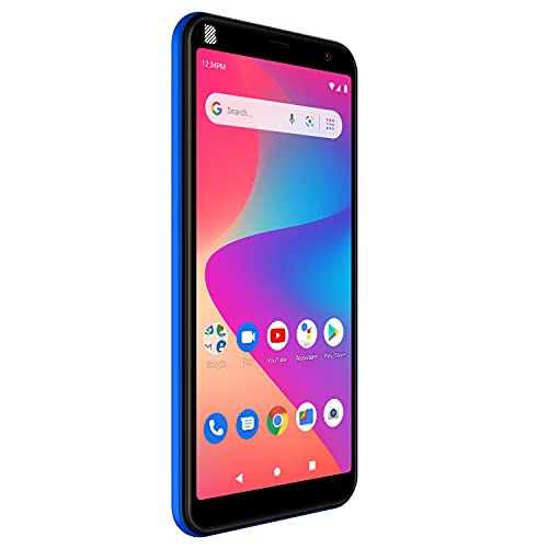 BLU J6 | 2020 | Long Lasting Battery | Unlocked | 6.0β HD+ Display | 32GB | 8MP Camera | US Warranty | Blue