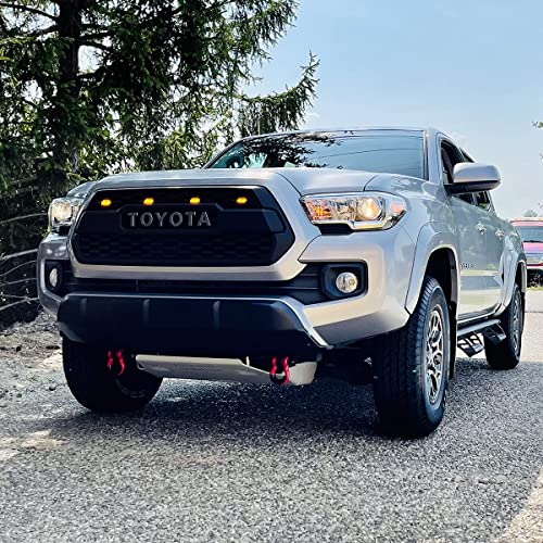 Fivepine Front Demon Tow Hook Bracket with 3/4 inch Shackles Fit for Toyota Tacoma 2009-2021 Demon Shackle Mount