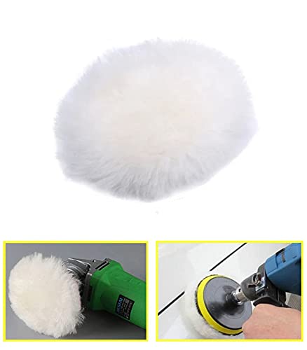 Meraviglie Stella Car Polishing Pads Kit 31 Pcs 3 Inch Foam Buffing Pad with Drill Suction Cups Attachment for Auto Polisher Waxing Sealing Glaze Automotive Care Clear Tools Accessories