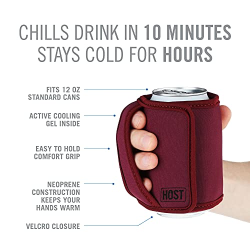 Flexible Freezable Gel and Ice Pack for Regular 12 oz Cans, Set of 3