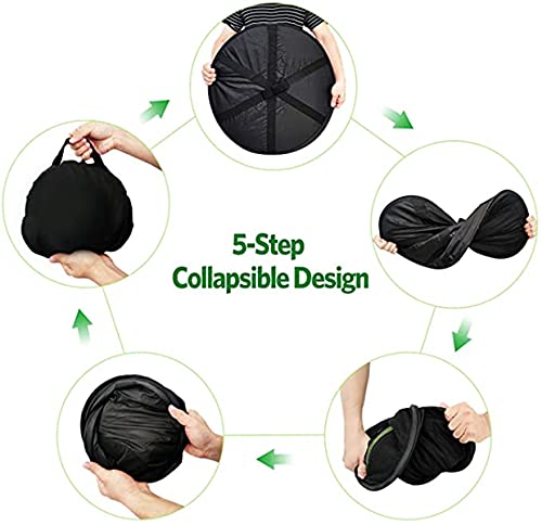 Shencai Herb Drying Net Rack,4 or 6 Layers Mesh Hanging Plant Dry Net for Drying Beans, Herbs, Food, Plants, Petals /Green Zippers Hydroponics,Bonus Hook (6 Layers)
