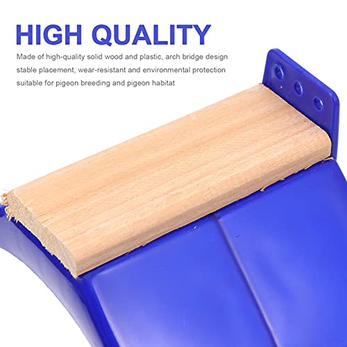 balacoo 4pcs Dove Rest Stand Lightweight Pigeons Bird Perches Plastic Wood Roost Bird Dwelling Support Cage Accessories for Dove Pigeon and Other Birds