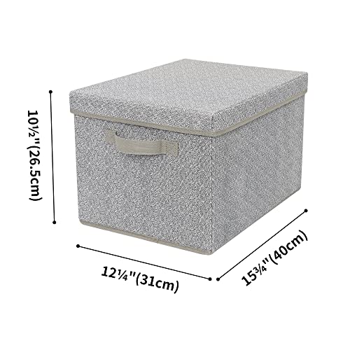 GRANNY SAYS Bundle of 3-Pack Trapezoid Storage Bins & 3-Pack Rectangle Storage Bins