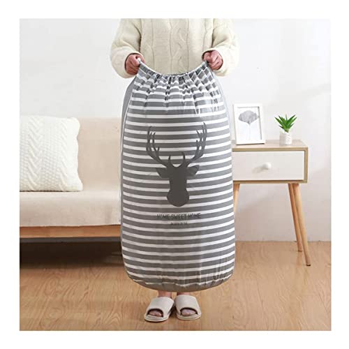 Yongbang 2pcs Large Capacity Quilt Storage Bag, Drawstring Organizer, Travel Bags Quilt Pillow Clothes Toys Outdoor Supplies Household Products Foldable Storage Organizer, 17x32 Inches