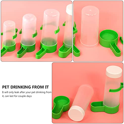 Balacoo 20pcs Bird Feeder Water Dispenser for Cage Automatic Bird Water Food Feeder for Cage Pet Parrot Budgie Lovebirds Cockatiel Feeder Cup Bowl Dish and M