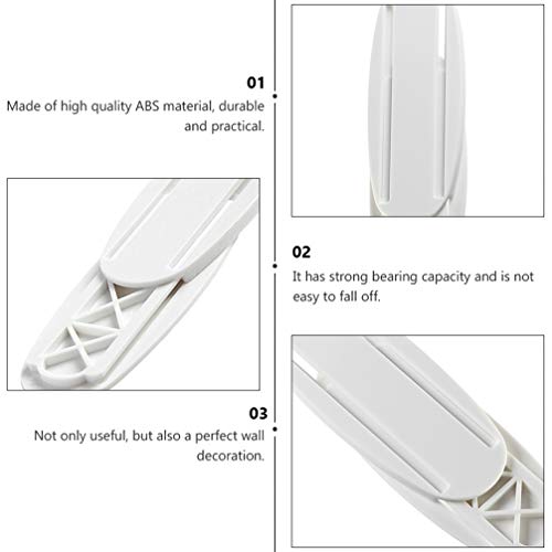 BESPORTBLE 10 Pairs of Punch- Free Socket Holder Wall- Mounted Cable Patch Panel Stand