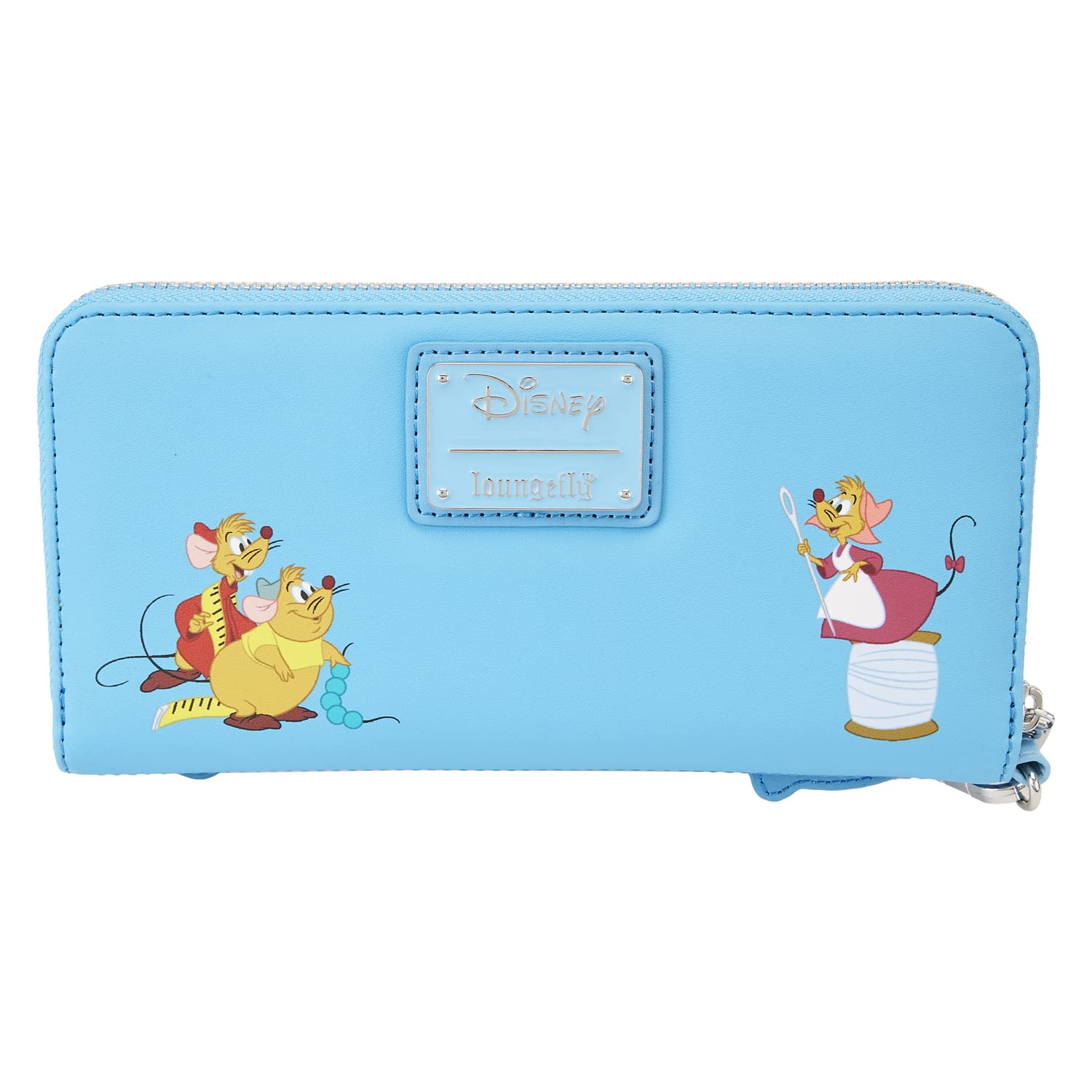 Loungefly Disney Cinderella Lenticular Princess Series Zip Around Wristlet Wallet