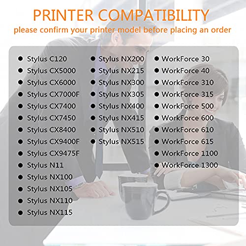 Run Star 2 Pack 69 Cyan Remanufactured Ink Cartridge Replacement for Epson 69 T069 use for Epson Stylus C120 CX5000 6000 7400 N11 NX100 105 110 115 200 215 Workforce 1100 1300 Printer (2 Cyan)