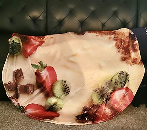 3D Printed Cake Style Funny Food Designed Throw Soft Blanket (2)
