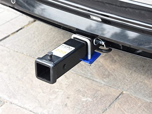 TOPTOW Hitch Extender 8-1/2" Extension Length , Fits for 2 inch Receiver, Anti-Rattle Bolt, with Hitch Pin Kit