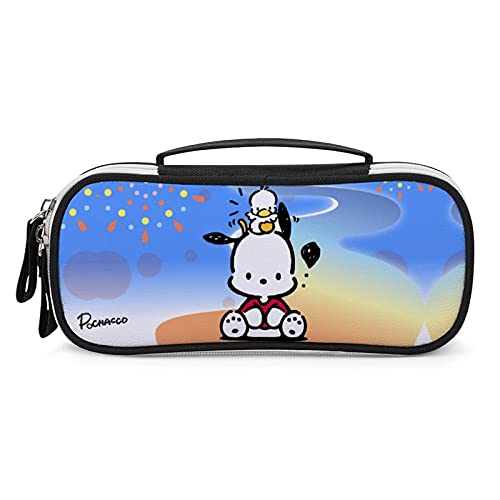 Poch-ac-co Portable pencil bag cosmetic bag large pencil case Makeup brush storage for travel