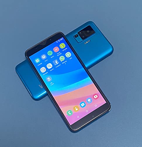 aderroo 1GB RAM 8GB ROM, S18 Android Smartphone,5.72-inch Screen,Front and Rear Cameras,Only Supports Dual SIM Card Frequency Band of 3GWCDMA (850/2100MHZ),Unlocked Cell Phone(Blue)