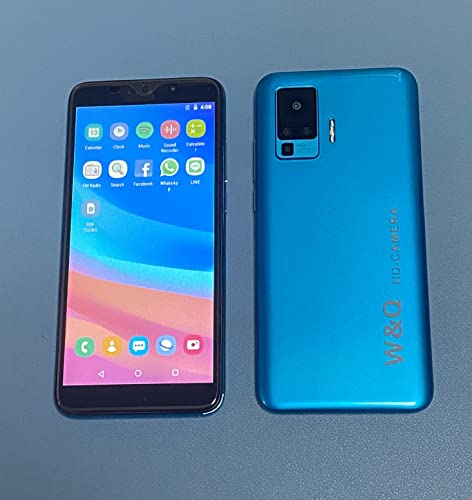 aderroo 1GB RAM 8GB ROM, S18 Android Smartphone,5.72-inch Screen,Front and Rear Cameras,Only Supports Dual SIM Card Frequency Band of 3GWCDMA (850/2100MHZ),Unlocked Cell Phone(Blue)