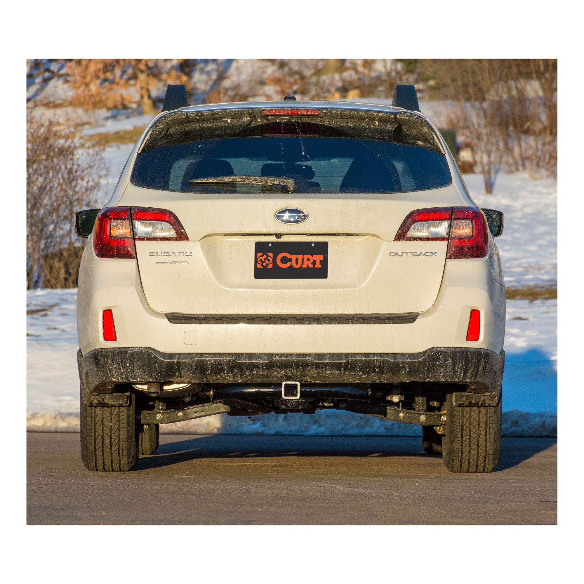 CURT 13390 Class 3 Trailer Hitch, 2-Inch Receiver, Exposed Main Body, Fits Select Subaru Legacy, Outback