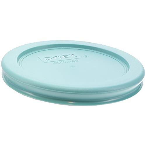 Pyrex (2 7202 Glass Bowls & (2) 7202-PC Jade Dust Green Lids