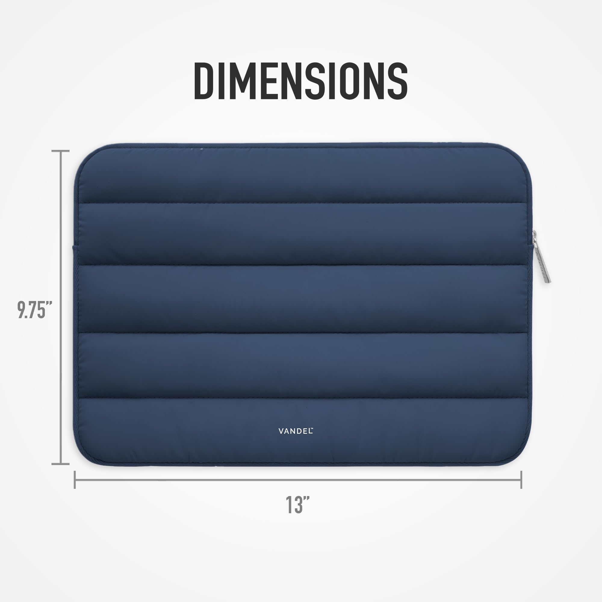 VANDEL The Original Puffy Laptop Sleeve Case, 13-14 inch Laptop Sleeve Bag, Laptop Case 13.3 Inch, Compatible with MacBook Air/Pro 13 / Pro 14, iPad Pro 12.9, HP Dell ASUS, Computer Bag Cover